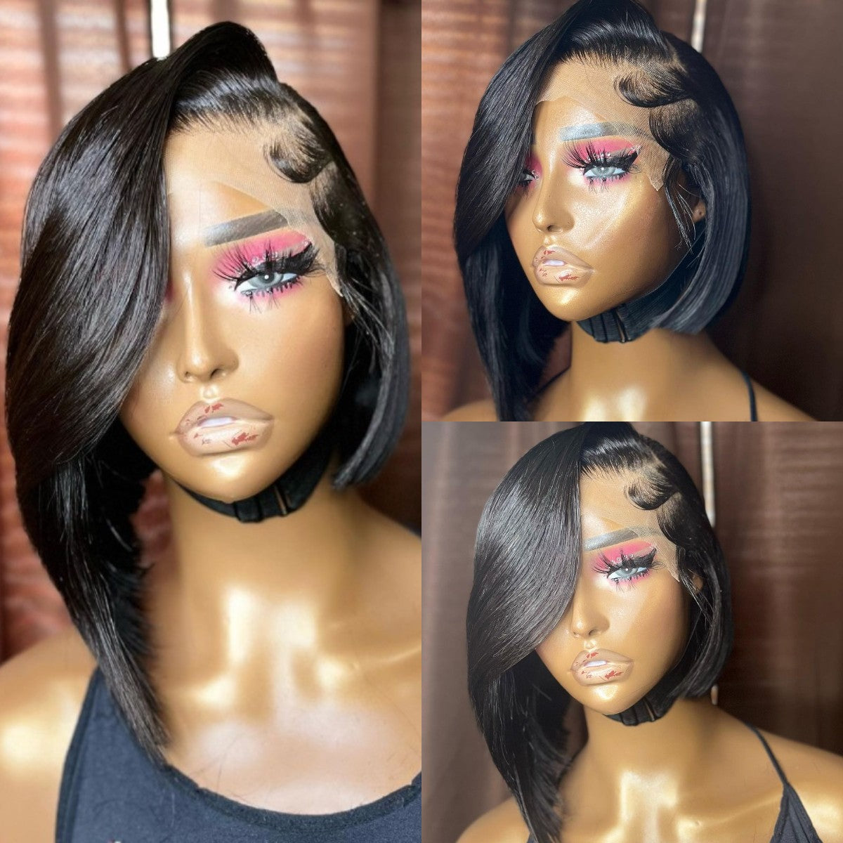 13x4 Lace Frontal Asymmetric Style Side Part Wig – coracrown