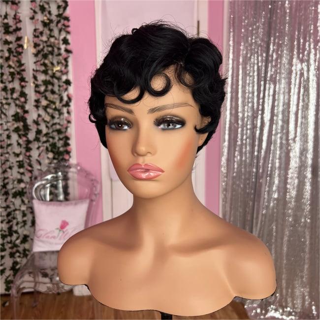 Glueless Short Pixie Wave Wig – coracrown